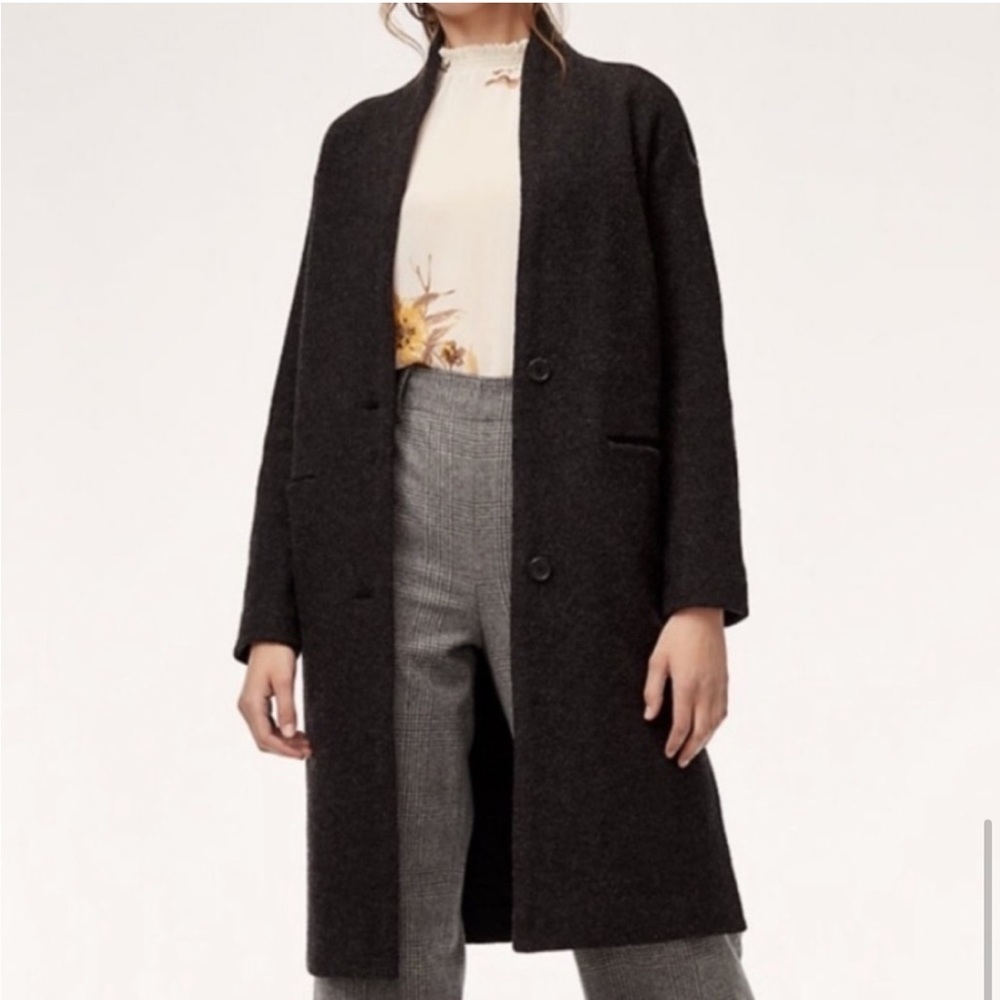 Wilfred Dujarden 100% Merino Wool Coat Jacket Long Li… - Gem